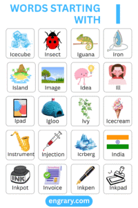 300+ Words Starting with I – Extensive List • Engrary