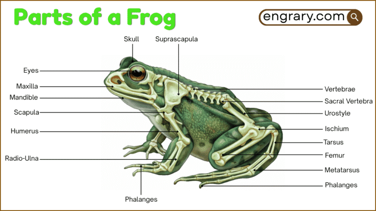 Frog Parts Names With Functions and Labeled Diagram • Engrary