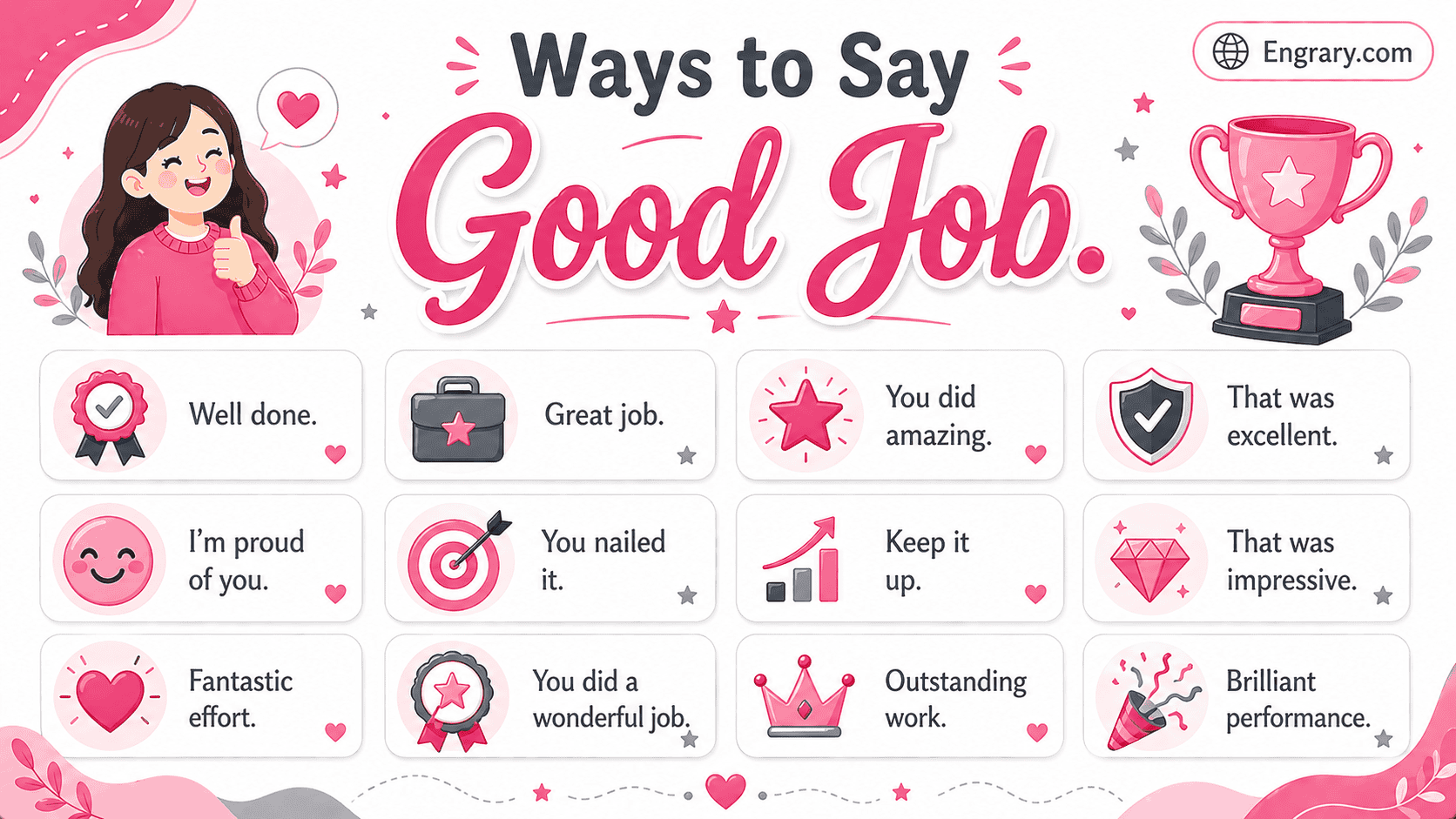 98 Other Ways to Say Good Job in English • Engrary