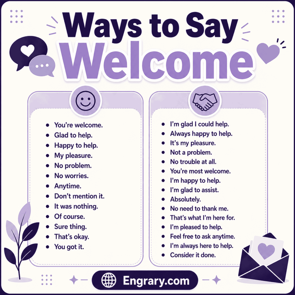100 Warm Welcome Phrases for Every Situation in English • Engrary
