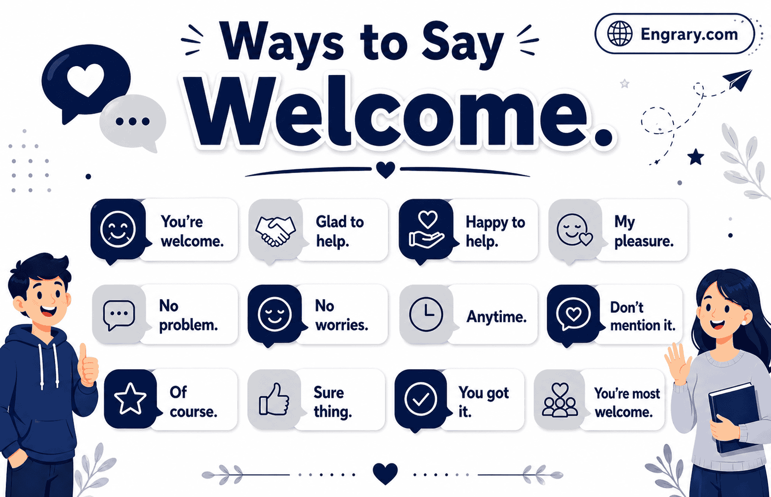 100 Warm Welcome Phrases for Every Situation in English • Engrary