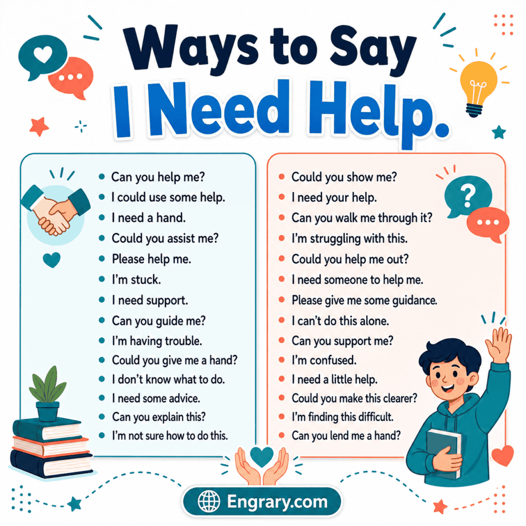 75 Better Ways to Ask Someone for Help in English • Engrary